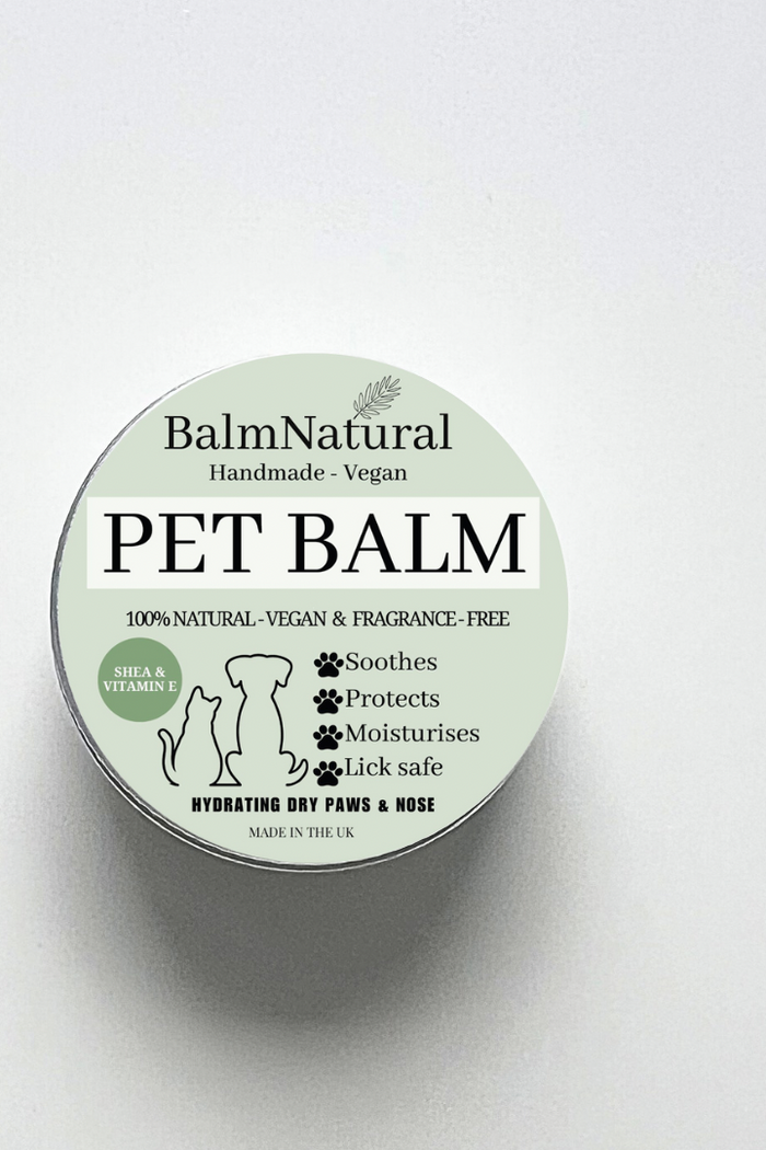 Vegan Pet Balm, Cats and Dogs, Cracked Paws and Nose – BalmNatural