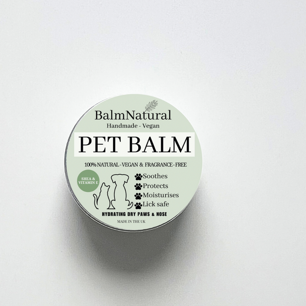 Vegan Pet Balm, Cats and Dogs, Cracked Paws and Nose – BalmNatural
