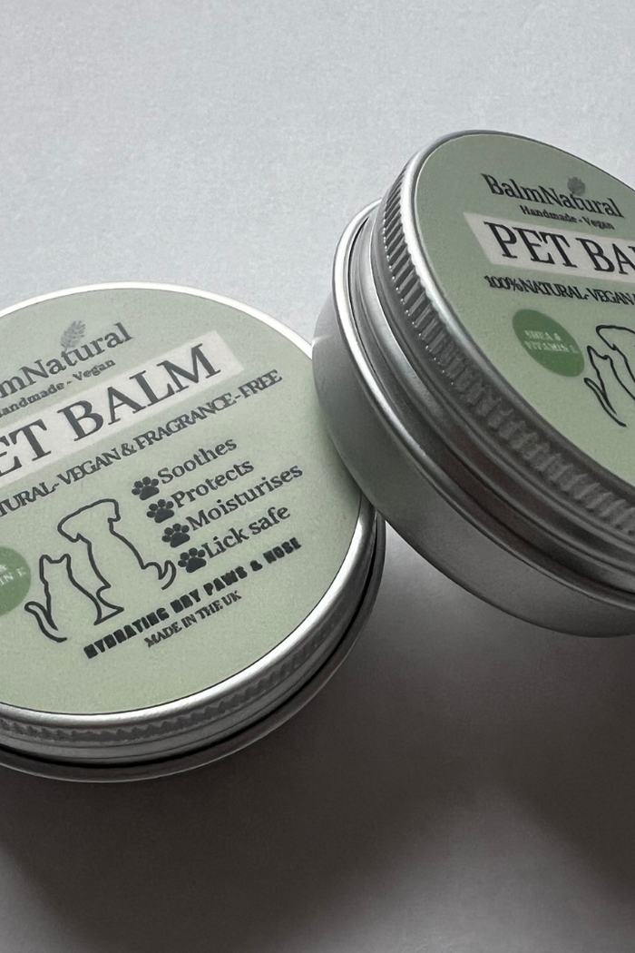 Vegan Pet Balm, Cats and Dogs, Cracked Paws and Nose – BalmNatural